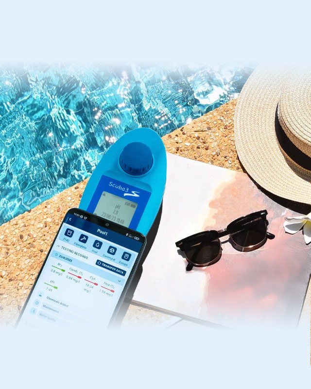 Buy Scuba3s Smart pool control with the electronic pool tester